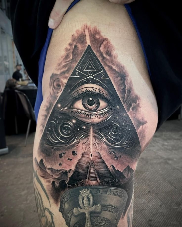 What Does a Pyramid Eye Tattoo Mean?