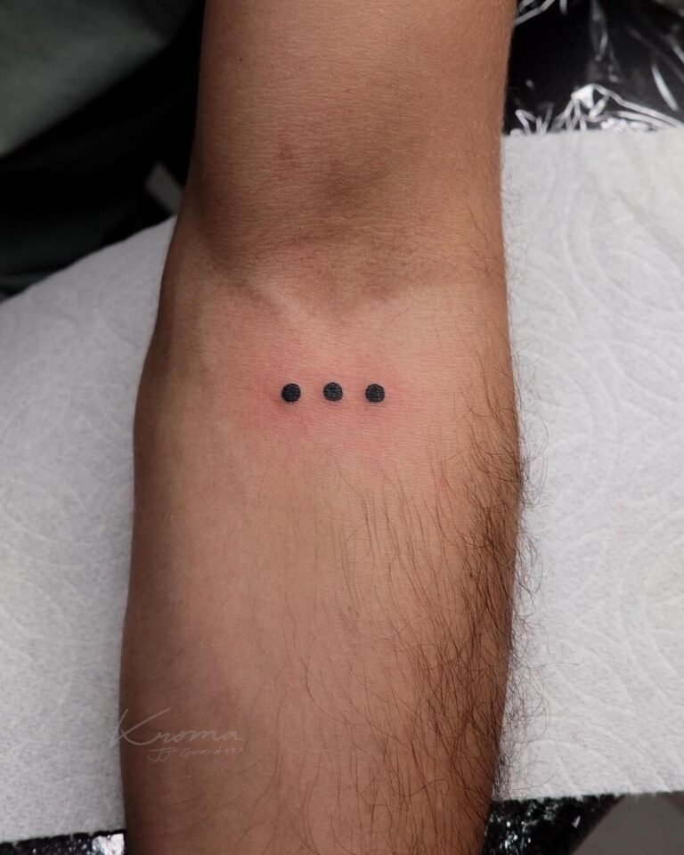 What Does a 3 Dots Tattoo Mean?