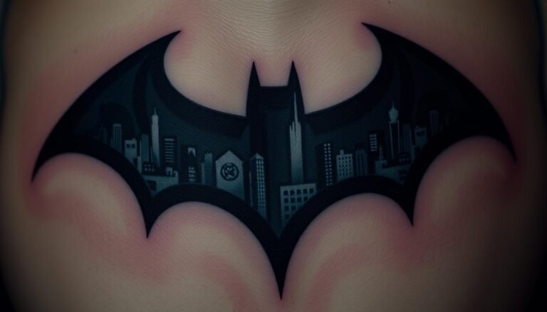 Batman Symbol Tattoo Meaning The Deep Darkness and Vigilante Justice ...